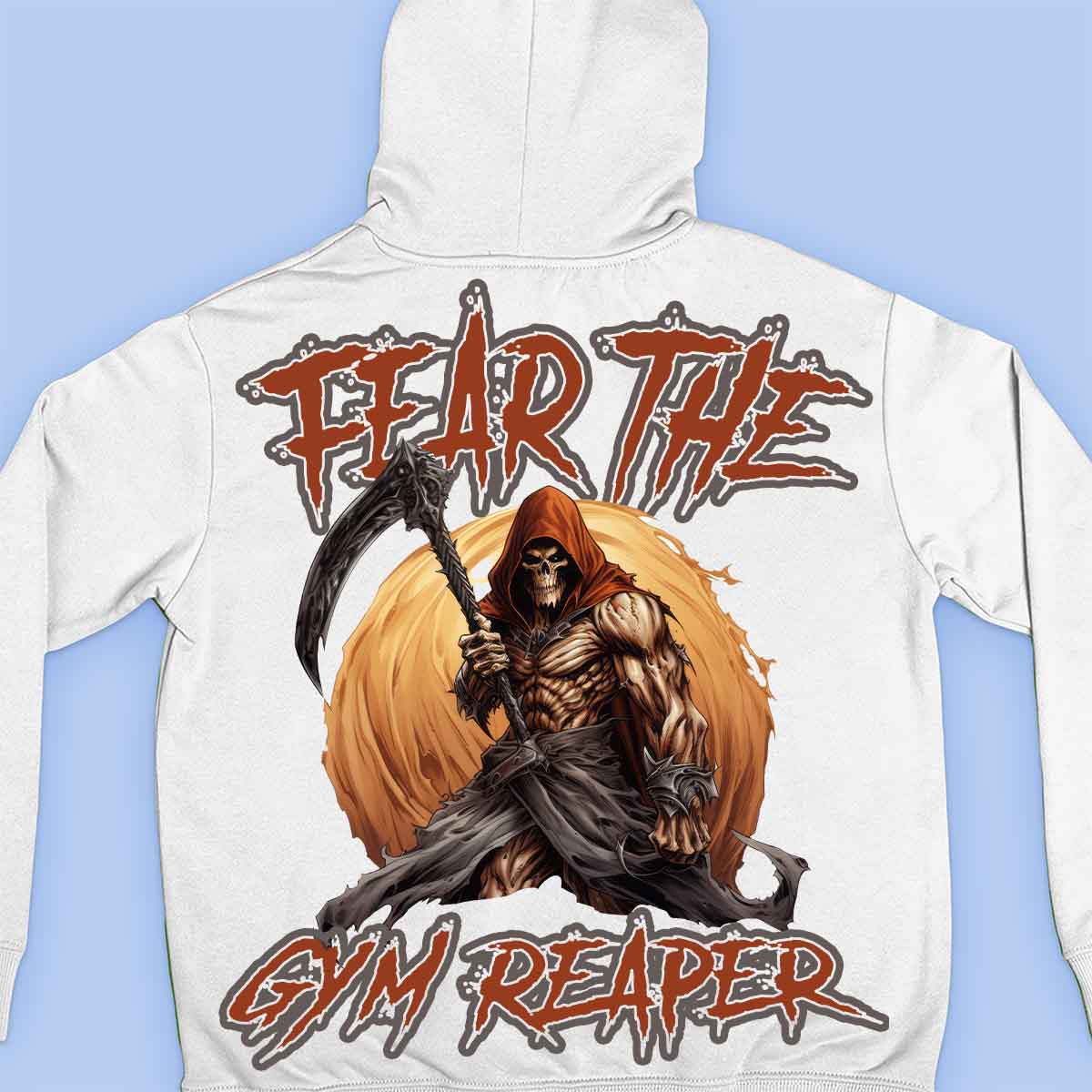 Gym Reaper - Premium Hoodie Unisex Backprint – PumpLove