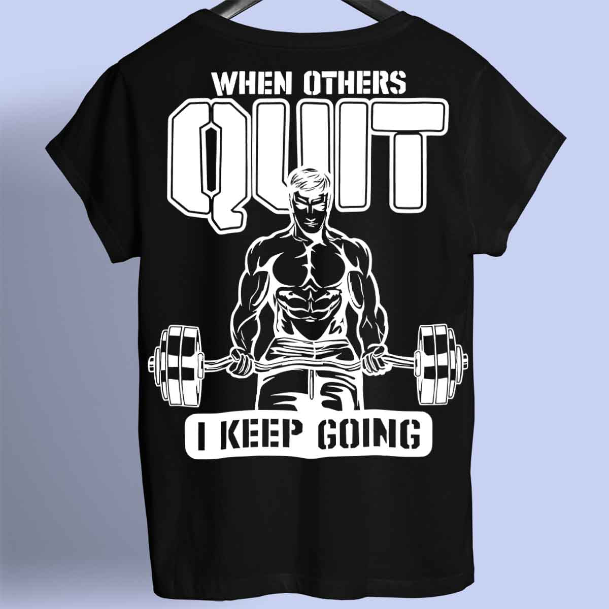 Quit - Premium Shirt Unisex Backprint – PumpLove