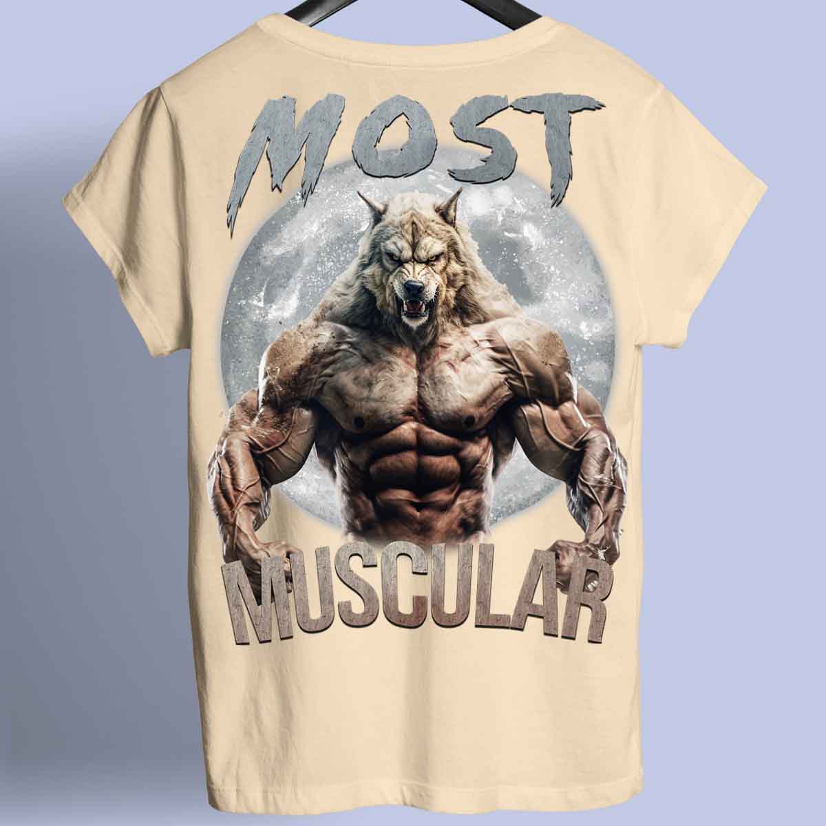 Most Muscular - Premium Shirt Unisex Backprint – PumpLove