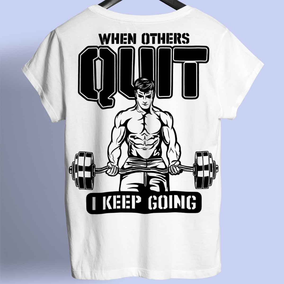Quit - Premium Shirt Unisex Backprint – PumpLove